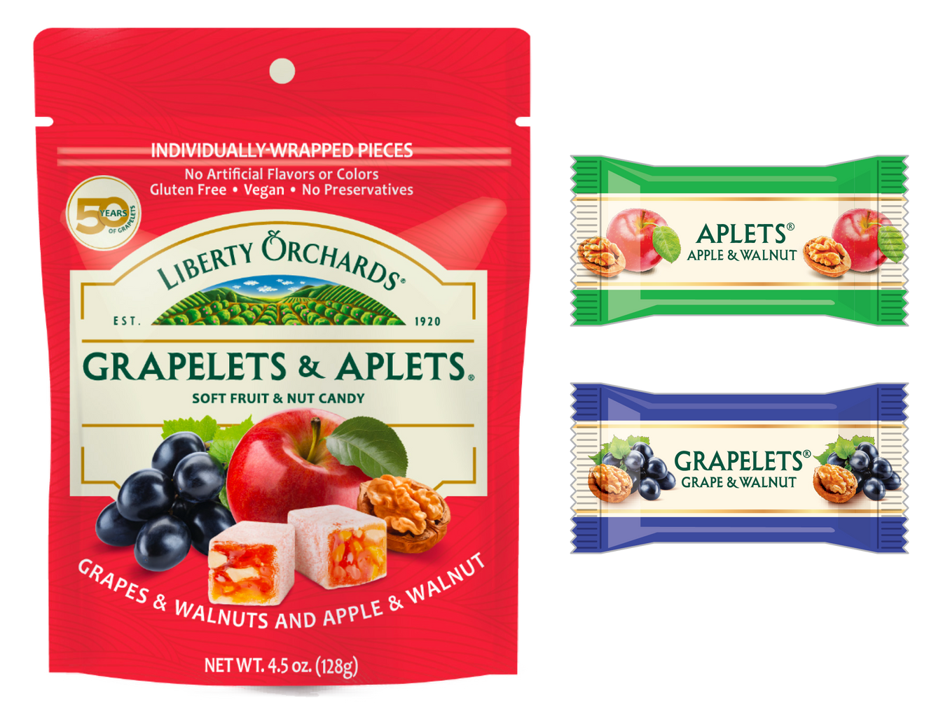 4.5oz Grapelets & Aplets Minis | Liberty Orchards