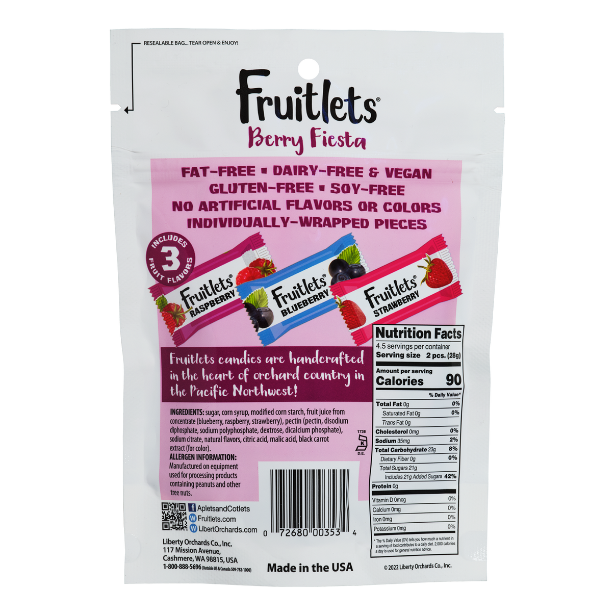 Berry Fiesta Fruitlets | Liberty Orchards